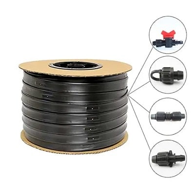 Inline Drip-Irrigation Tape (100 Feet), 16mm, 0.3mm, 30cm. - IONEX AGRO ...
