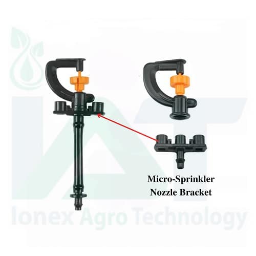 6mm Micro Sprinkler Bracket With 4/7mm Hose Interface - IONEX AGRO ...