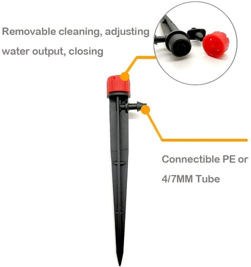 Adjustable Dripper With Stake - IONEX AGRO TECHNOLOGY