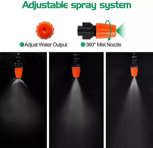 Atomization Misting Fogger Nozzle Micro Sprinkler, Single Head - IONEX AGRO TECHNOLOGY
